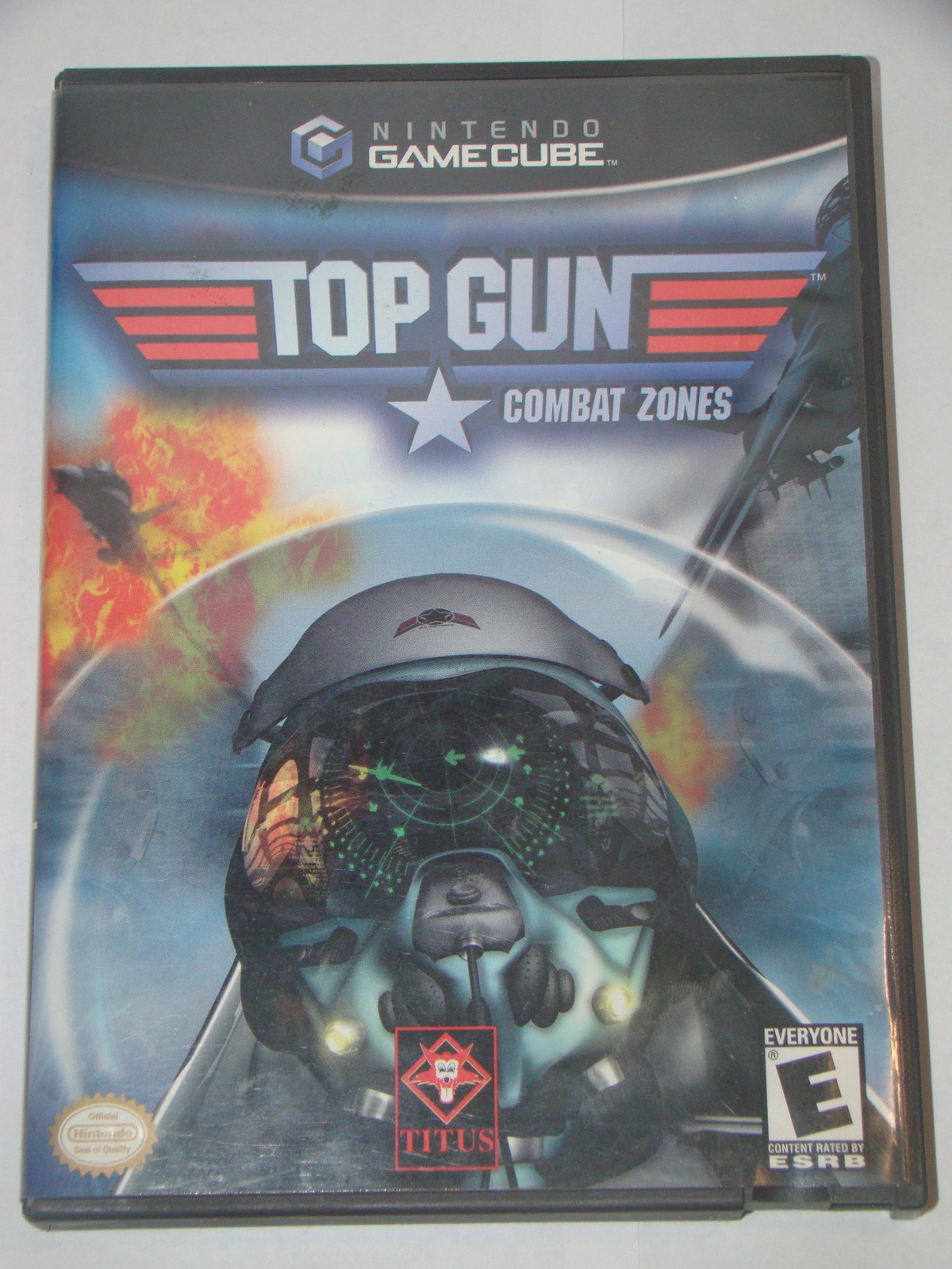 Nintendo GAMECUBE - TOP GUN COMBAT ZONES (Complete with Manual) - Video ...