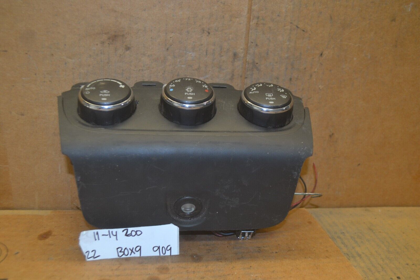 11-14 Chrysler 200 AC Heat Temperature Control P55111888AI Switch 909 ...