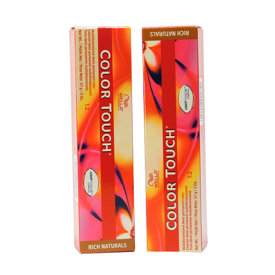 Wella Color Touch Vibrant Reds 6/47 Dark Blonde/Red Brown Hair Color ...