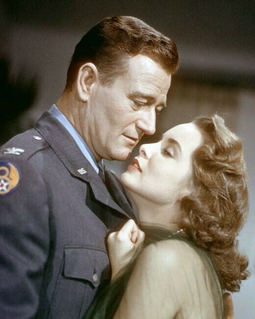 Jet Pilot movie John Wayne Janet Leigh embrace 8x10 photo ...