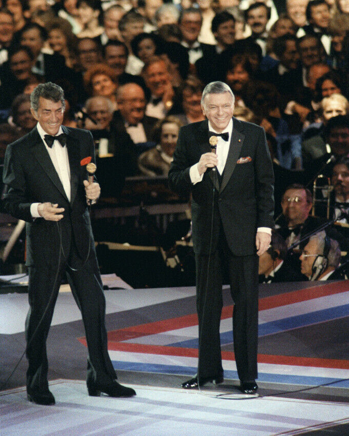 Frank Sinatra Dean Martin on stage 1970's TV series 8x10 Photo ...