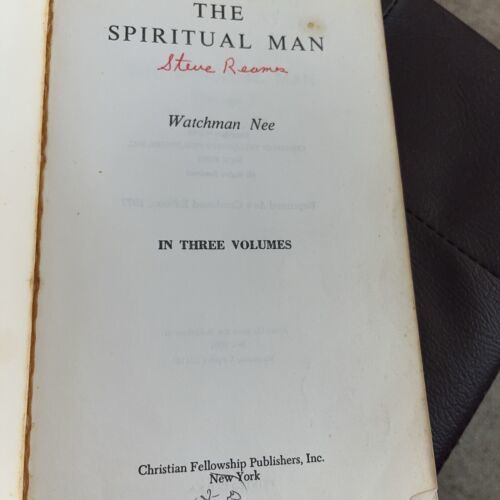 The Spiritual Man by Watchman Nee (1977, Trade Paperback) 3 Volume ...