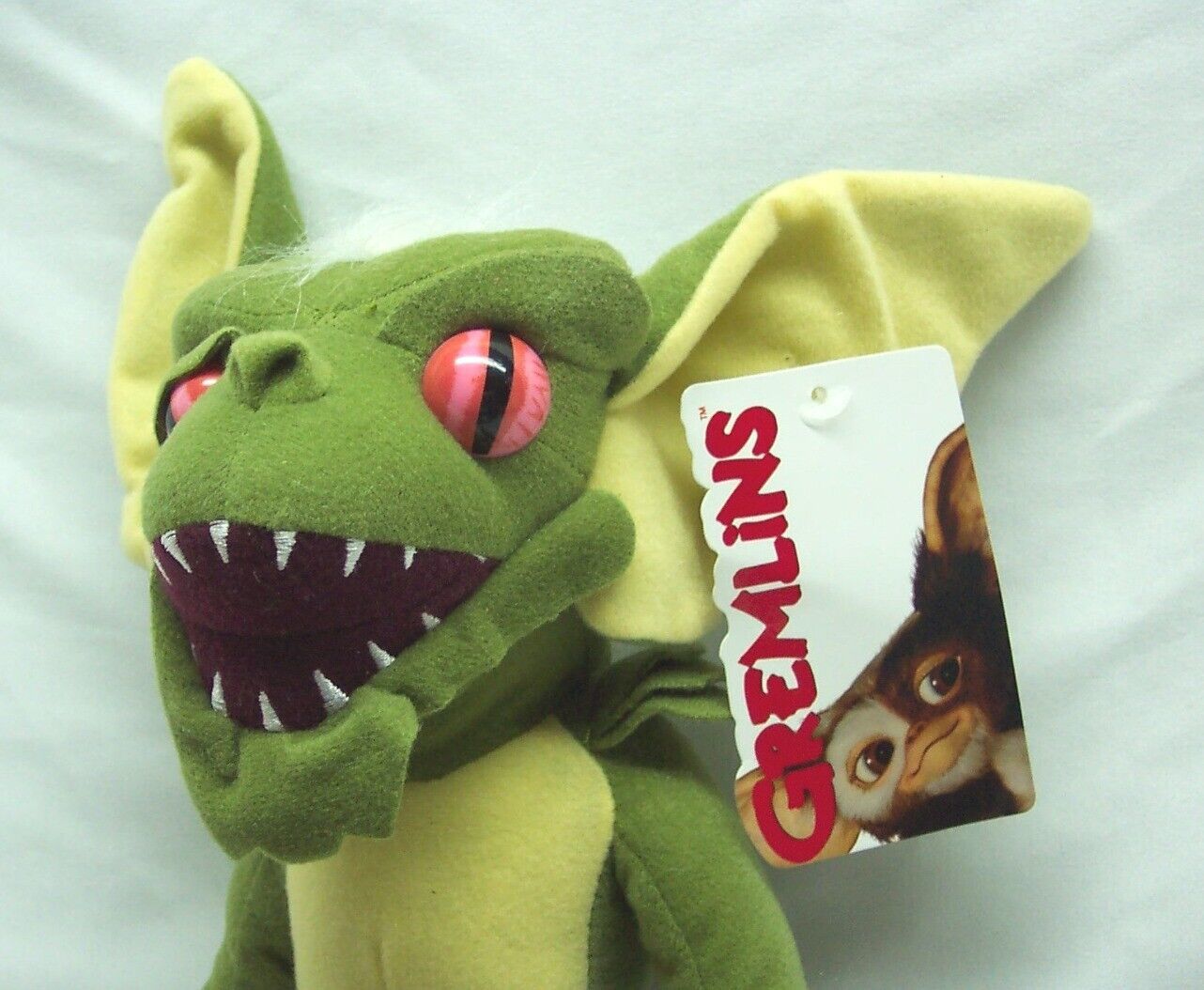 WB Gremlins GREEN STRIPE GREMLIN 12" Plush STUFFED ANIMAL TOY NEW - Other