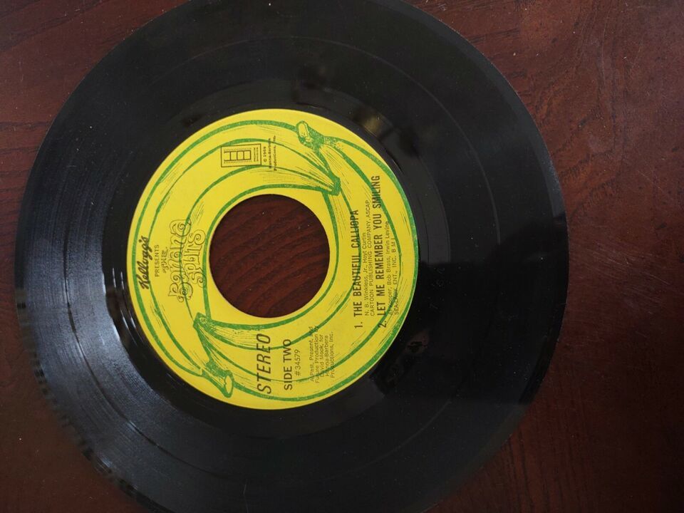 Kellogg's The Banana Splits Doin The Banana Split 45 Album Rare Vintage ...