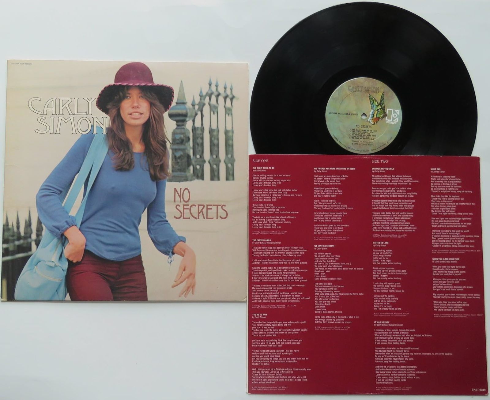 No Secrets [Vinyl] Carly Simon - Music