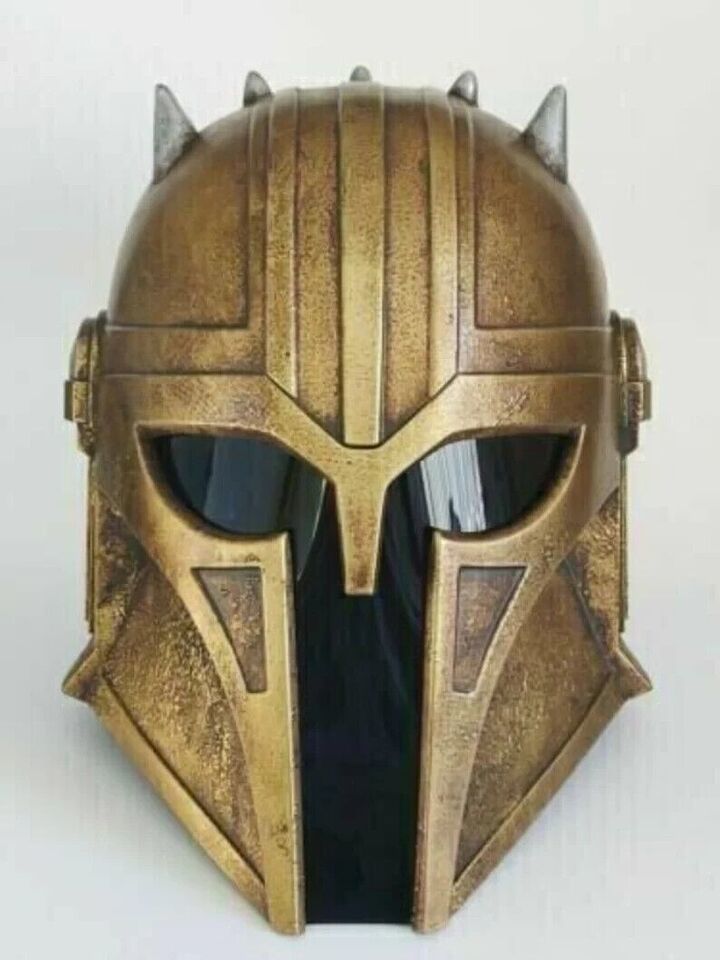 Medieval Helmet Mandalorian Armorer Helmet Custom Star Wars Prop ...