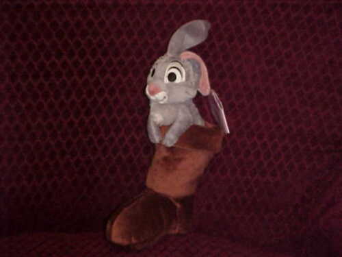 12" New Disney Rabbit in Boot Plush Toy With Tags From Sleeping Beauty ...