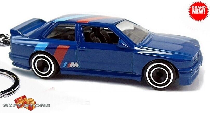 RARE KEY CHAIN BLUE BMW SERIES 3 323i/325i M3 E30 EVO 1/2 CUSTOM ...