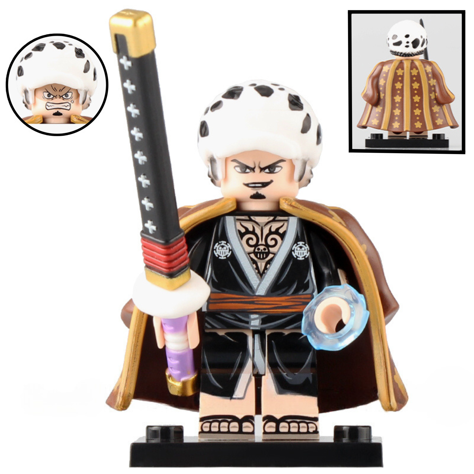 One Piece Wano Trafalgar Law Minifigures Building Toys - Building Toy ...