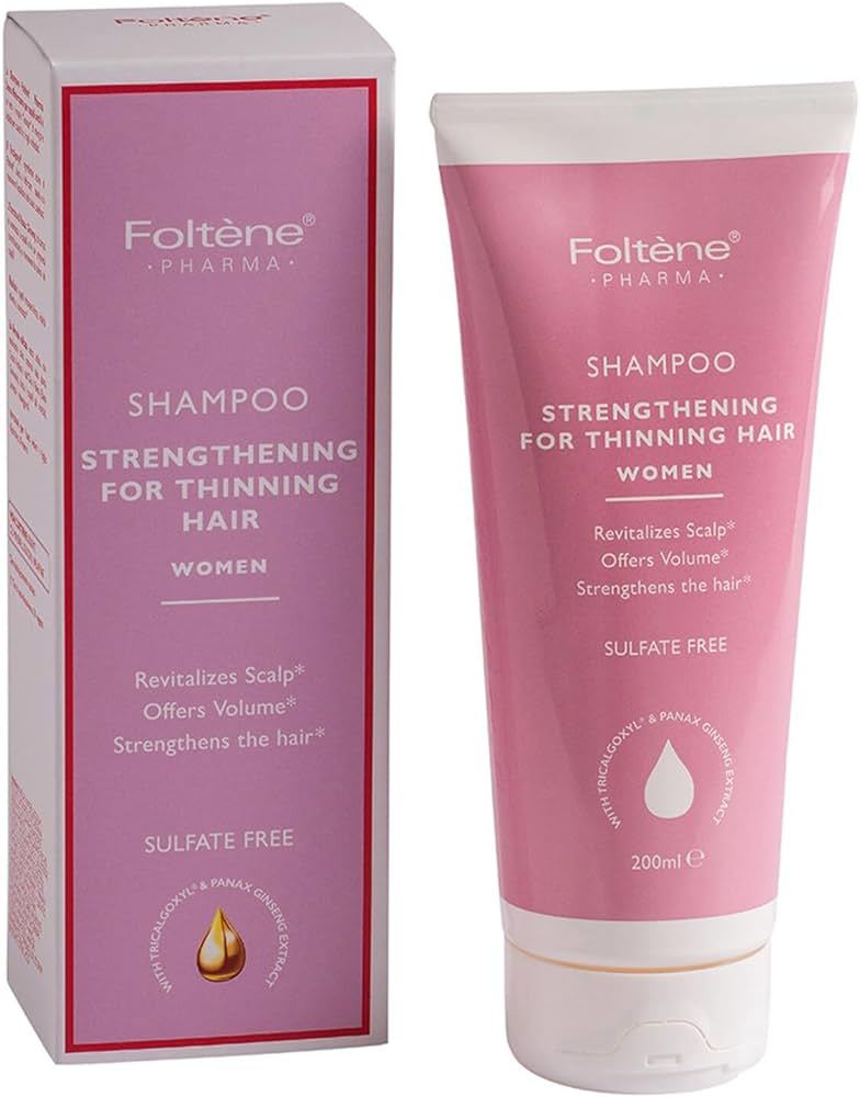 Foltene Strengthening Shampoo for Women’s Thinning Hair - Thickening ...