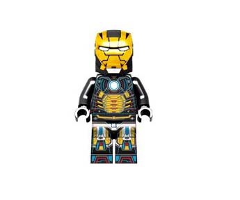 Iron-Man Mk20 Comic Blocks Minifigures - LEGO (R) Minifigures