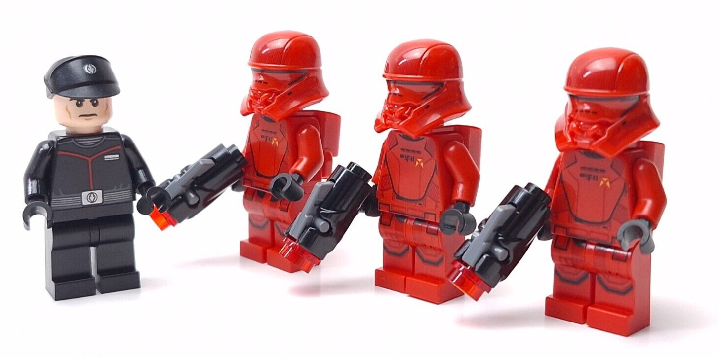 Lego Star Wars Sith Jet Troopers + Officer Lot 4 set 75266 Minifigures ...