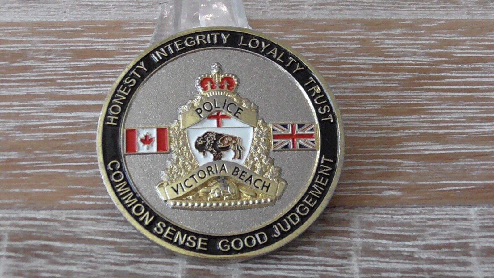 Victoria Beach Police Department MA Canada Challenge Coin #A252 ...