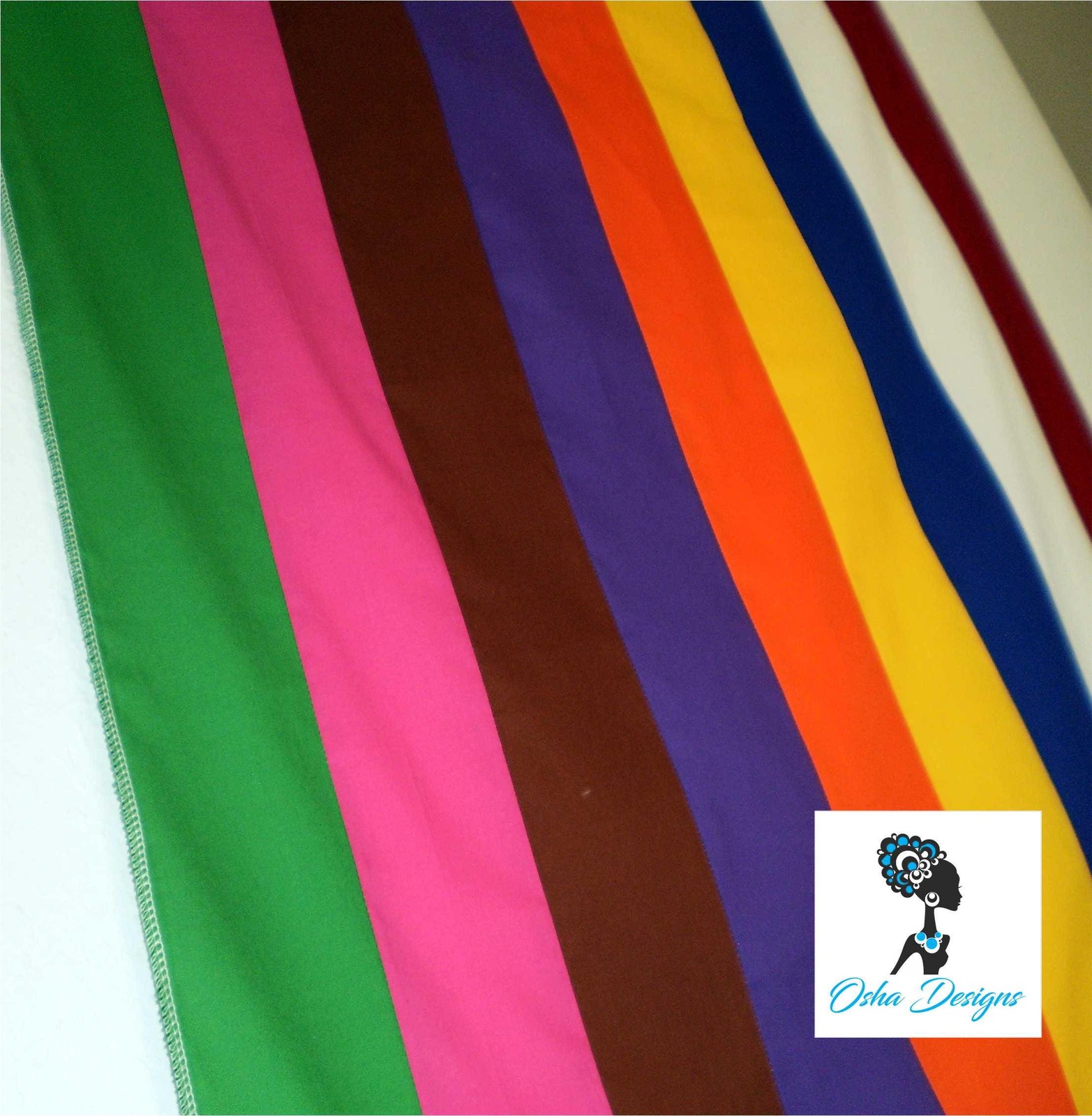 Oya Yanza Centella 9 Colors Spiritual Cloth Pañuelo 9 Colores 36"x36 ...