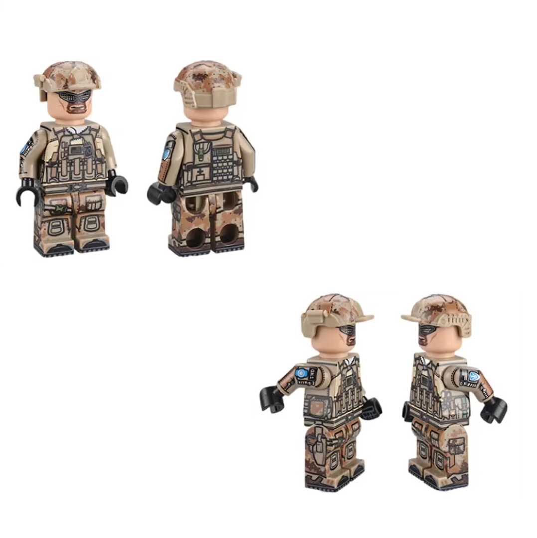 5pcs Military United States Army US Navy SEALs Team Minifigures ...