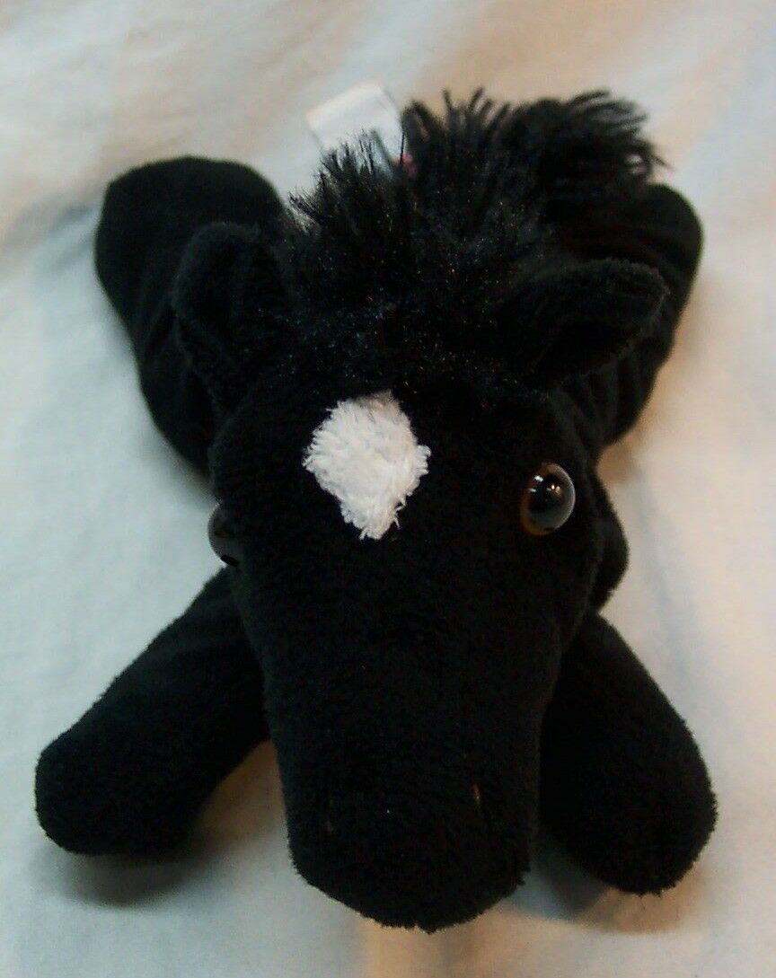 Unipak SOFT BLACK HORSE PONY 7" Plush STUFFED ANIMAL Toy - Other