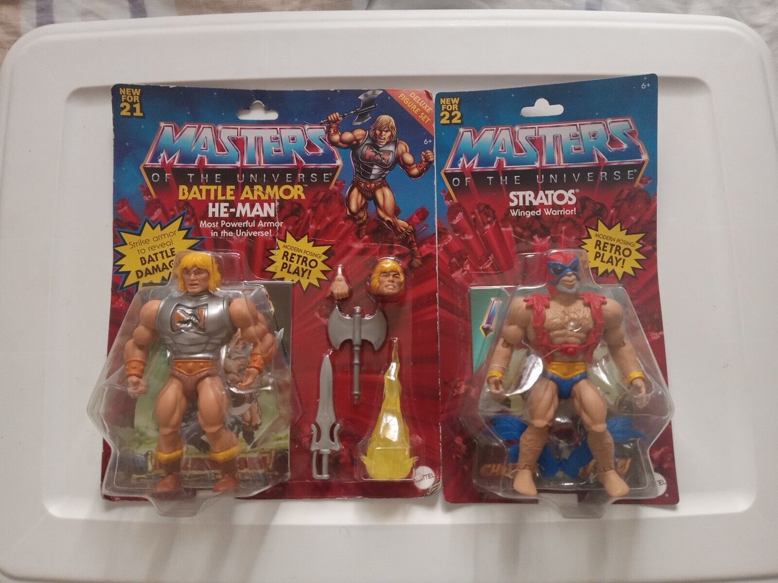 Mattel Masters of the Universe Origins Battle Armor He-Man Stratos ...