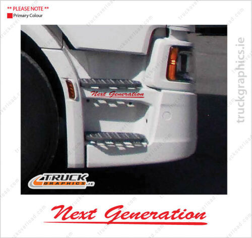 For x2 Scania R/S series Next Generation side step Decal,Sticker ...