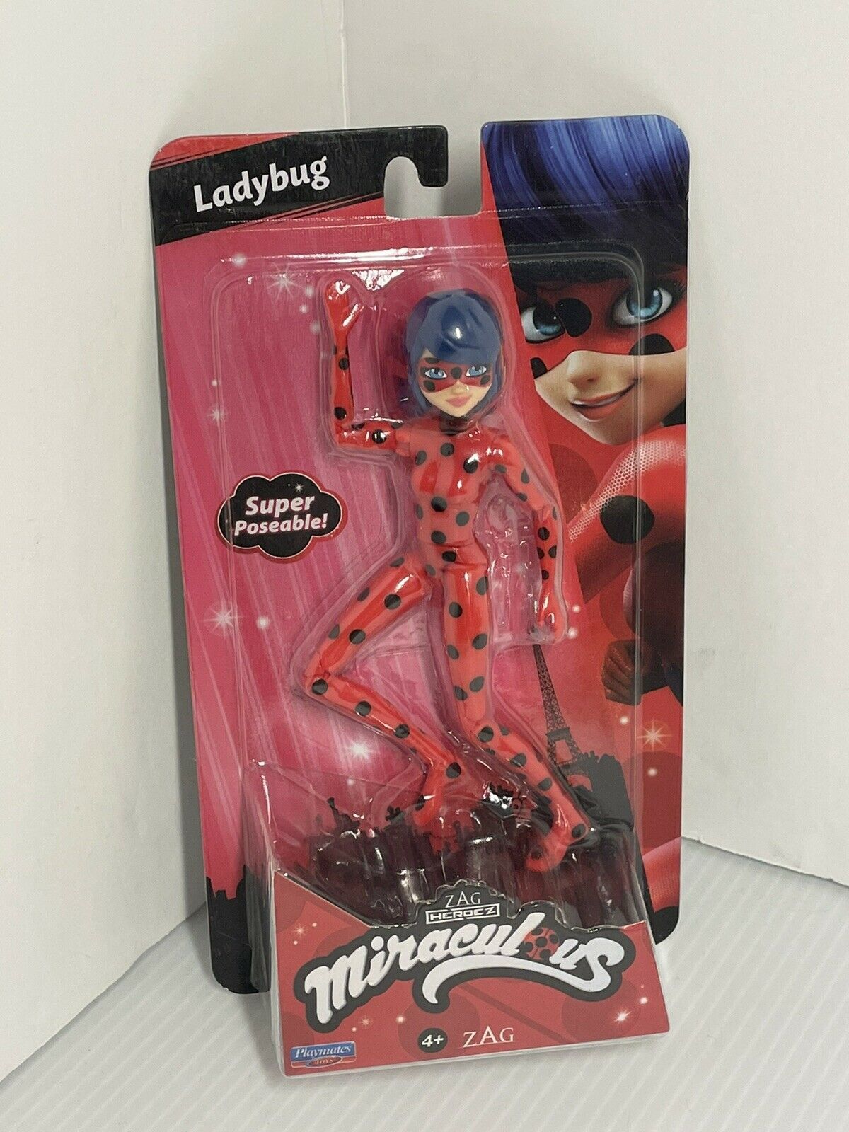 Playmates Toys ZAG Miraculous Ladybug Marinette 5" Super Poseable ...