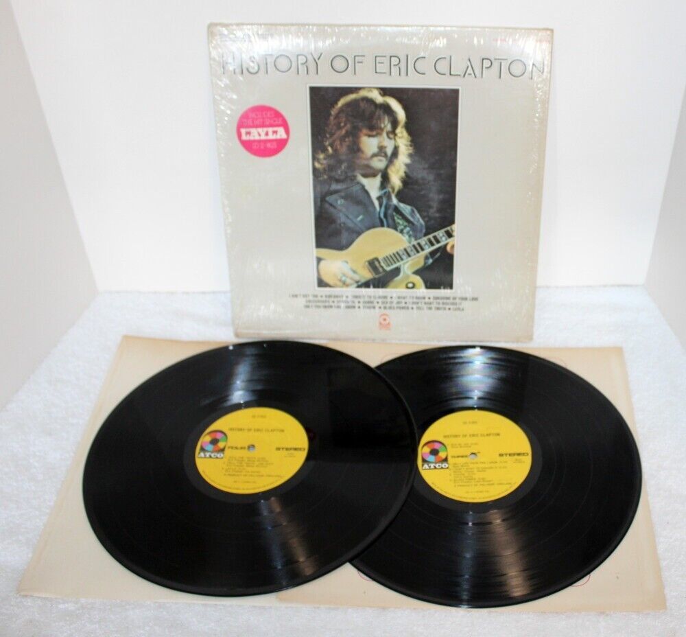 History of Eric Clapton ~ 1972 ATCO SD 2-803 ~ Gatefold 2 LP Record ...