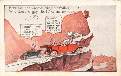 Ford Driver Jokes At Other Brands Artist Signed Witt Comic Ford Booster ...