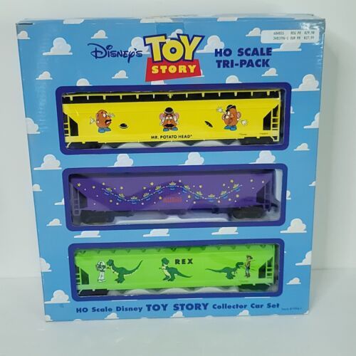 Disney Toy Story Express TRI-PACK HO Scale Train 3 Cars Set 1996 NEW ...