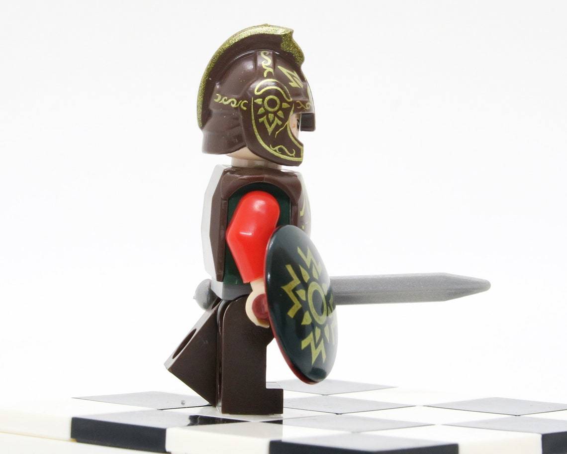 Lord of the Rings King of Rohan Theoden Minifigures Weapons Accessories ...