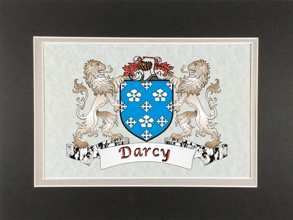 Darcy Irish Coat of Arms Print - Frameable 9" x 12" - Kitchen Scales