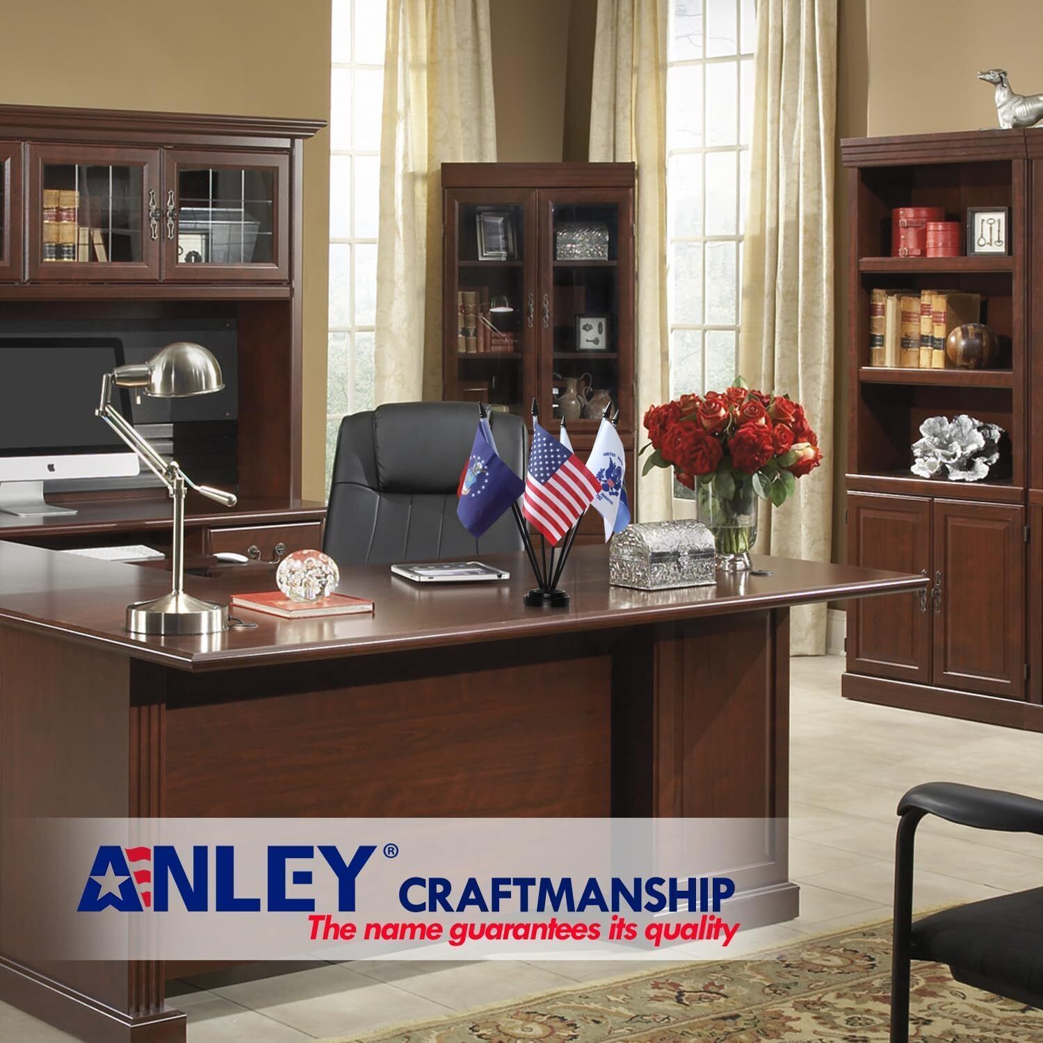 Anley USA Armed Service Desk Flags Set - and 50 similar items