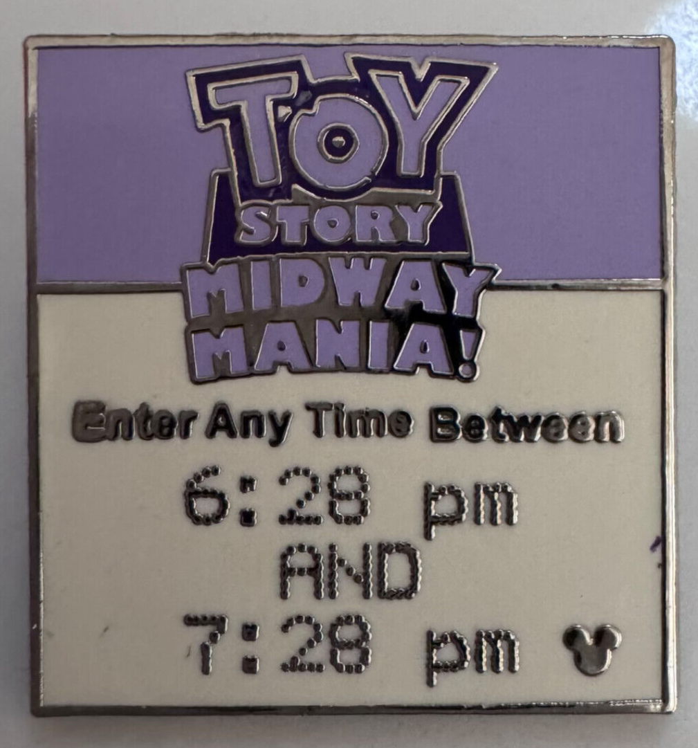 Disney Fast Pass Ticket Pin Toy Story Midway Mania Cast Lanyard Pin ...