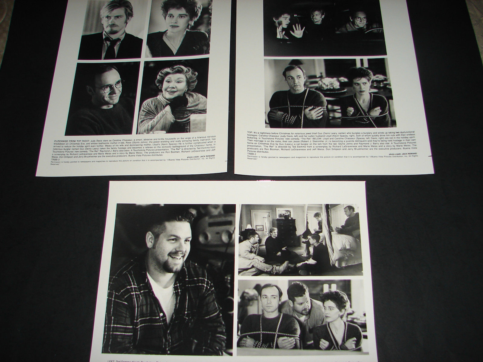 5 1994 THE REF Movie Press Photos Denis Leary Judy Davis Kevin Spacey ...