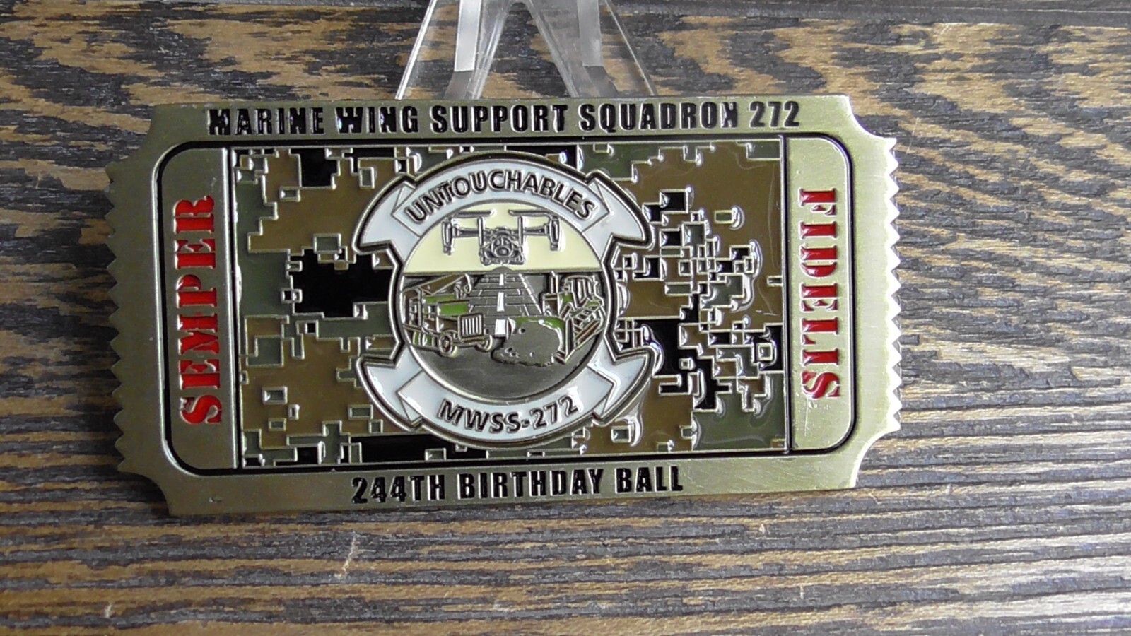 USMC Marine Wing Support Squadron 272 Birthday Ball Challenge Coin ...