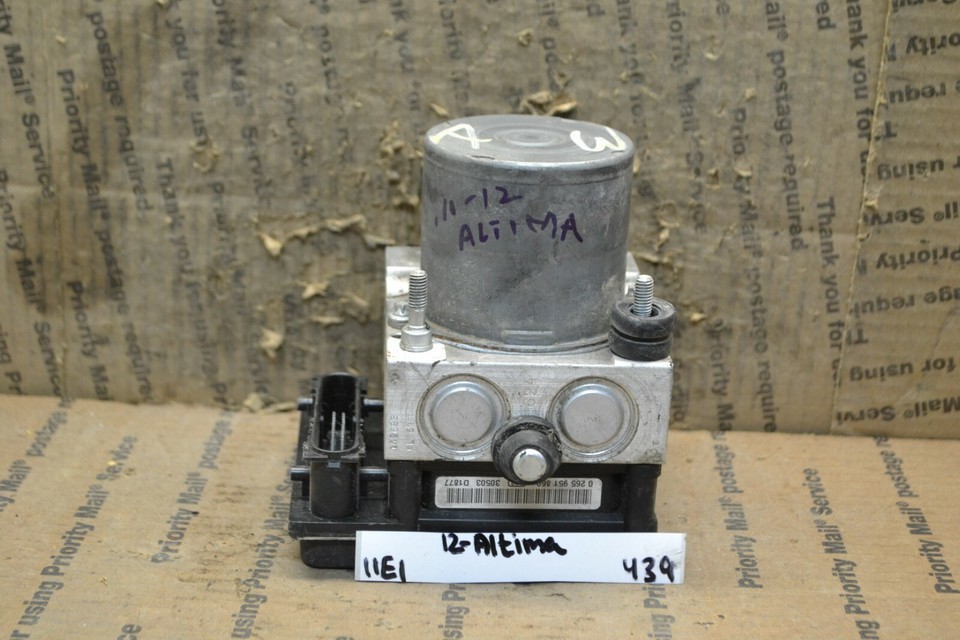 10-12 Nissan Altima ABS Pump Control OEM 47660ZX65A Module 439-11E1 ...