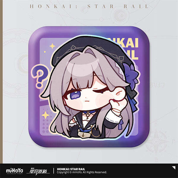 Honkai: Star Rail "Pom-Pom Pavillion Series" Square Tin Badge [Herta ...
