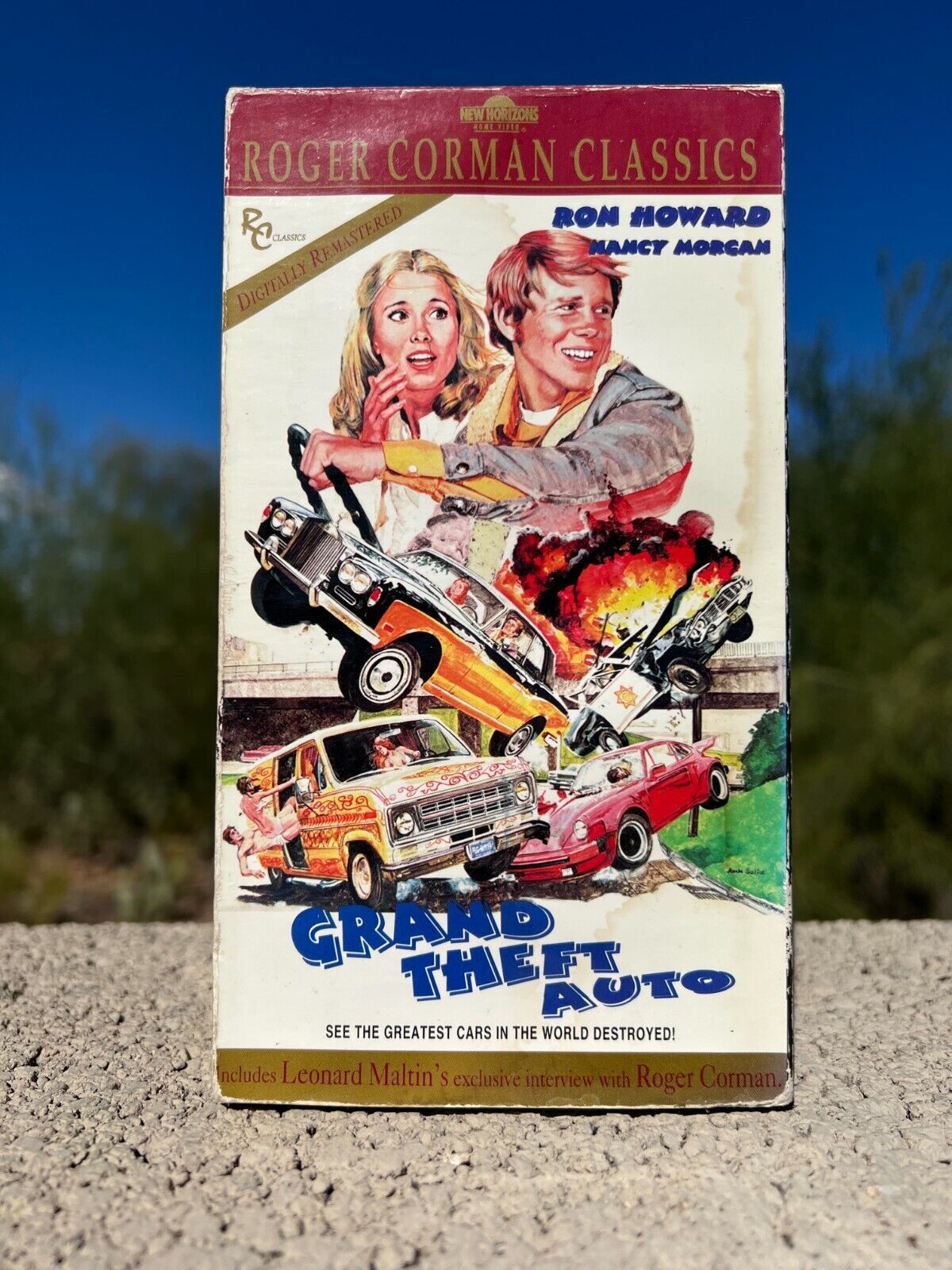 Grand Theft Auto starring Ron Howard - Nancy Morgan (VHS, 1996) - VHS Tapes