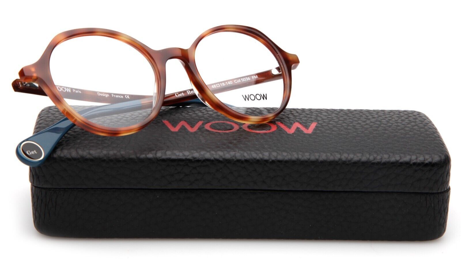 NEW WOOW Get Ready 1 Col 5036 Tort Blond Opaque EYEGLASSES FRAME 48-18 ...