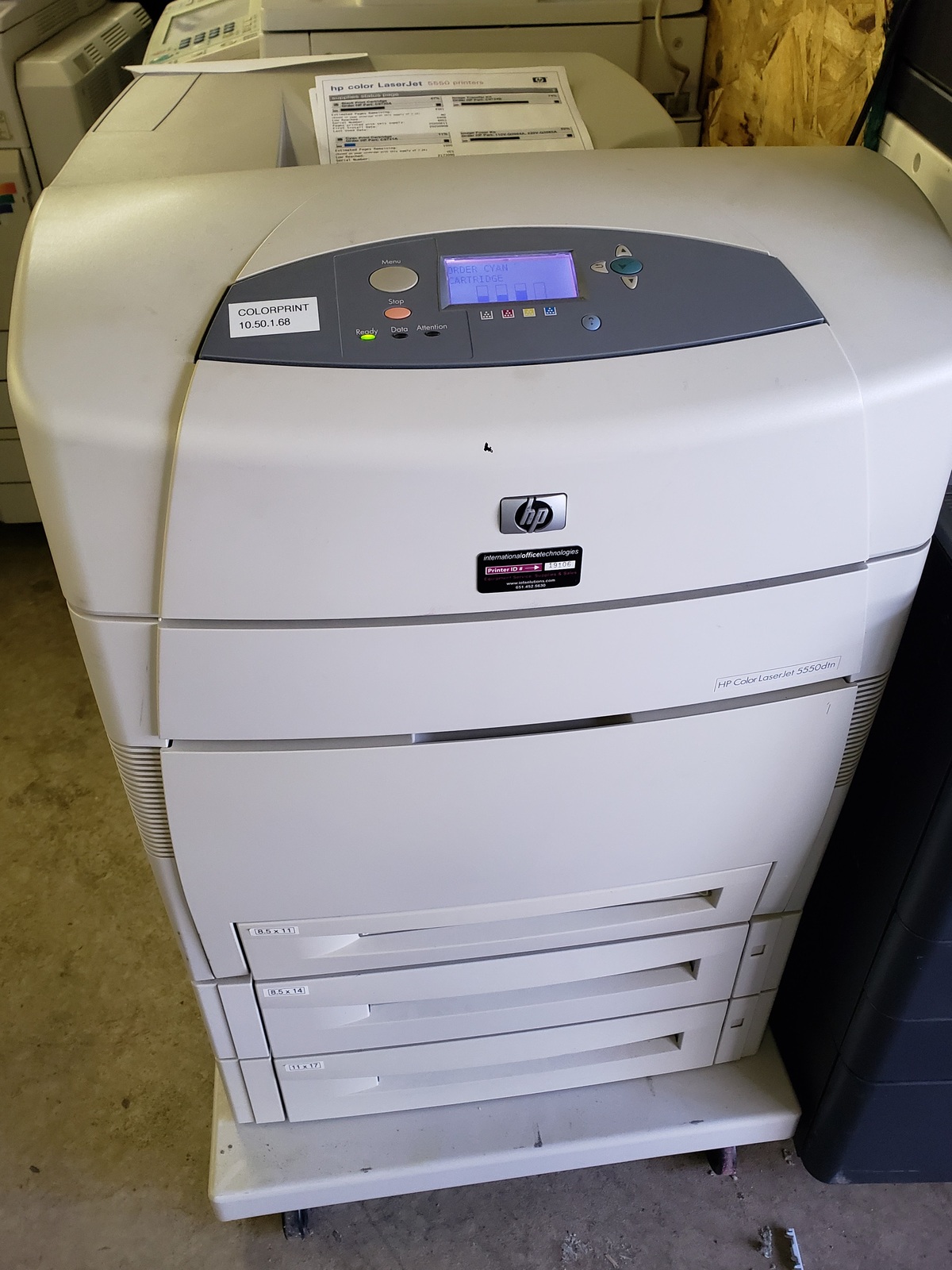 HP Color LaserJet 5550DTN Workgroup Printer Q3716A - Printers