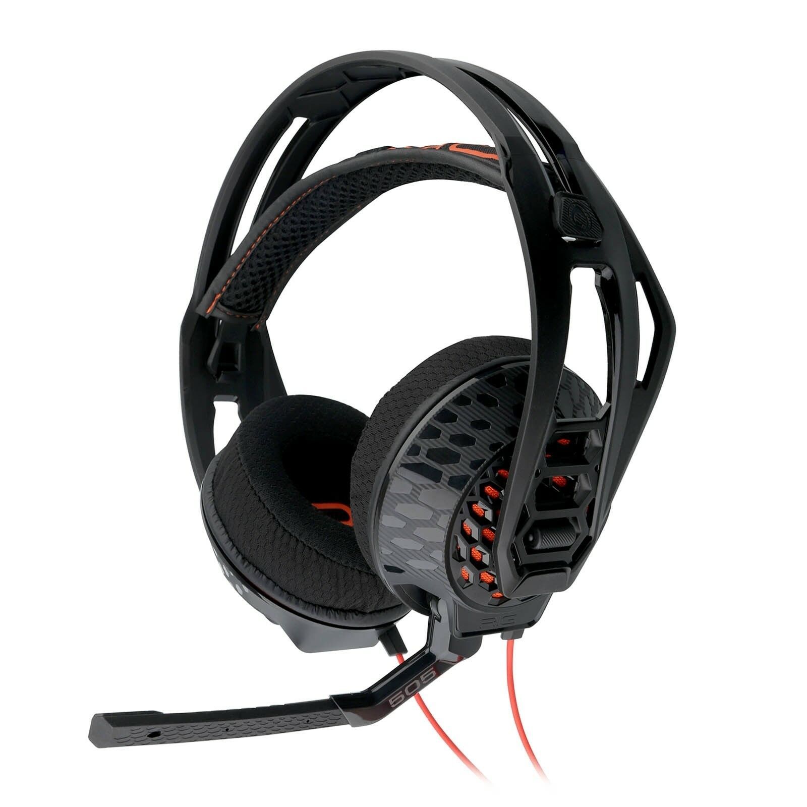 Plantronics RIG 505 Lava Stereo PC Gaming Headset - Headsets