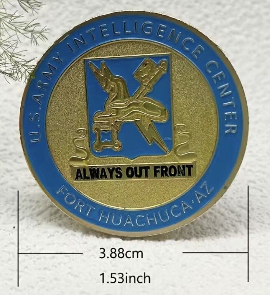 US ARMY Challenge Coin FORT HUACUCA AZ US ARMY INTELLIGENCE CENTER ...