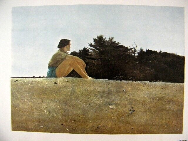 Andrew Wyeth Gravure Print SANDSPIT & SEA SHELLS, Maine - Art Prints