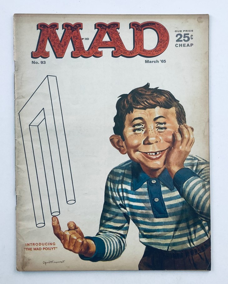 Mad Magazine March 1965 No. 93 The Mad Poiuyt 4.0 VG Very Good No Label ...