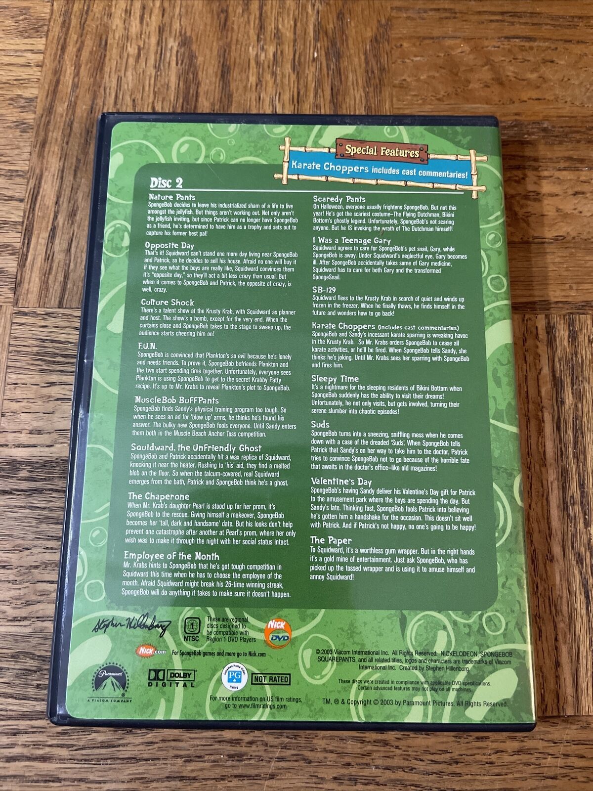 Spongebob Squarepants Complete First Season Disc 2 DVD - DVDs & Blu-ray ...