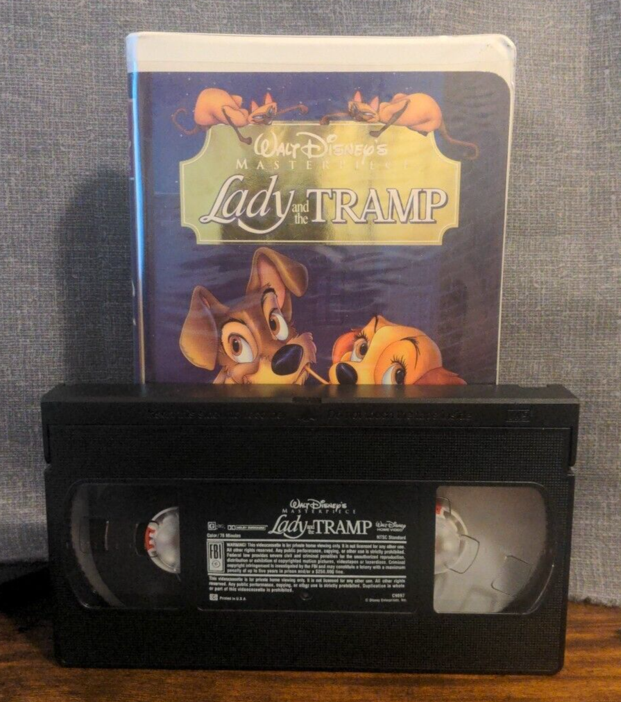 Lady and the Tramp (VHS, 2006) Walt Disney Masterpiece Collection ...