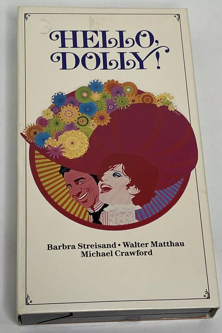 Hello Dolly 1969 VHS Movie 1991 Edition Barbra Streisand Walter Matthau ...
