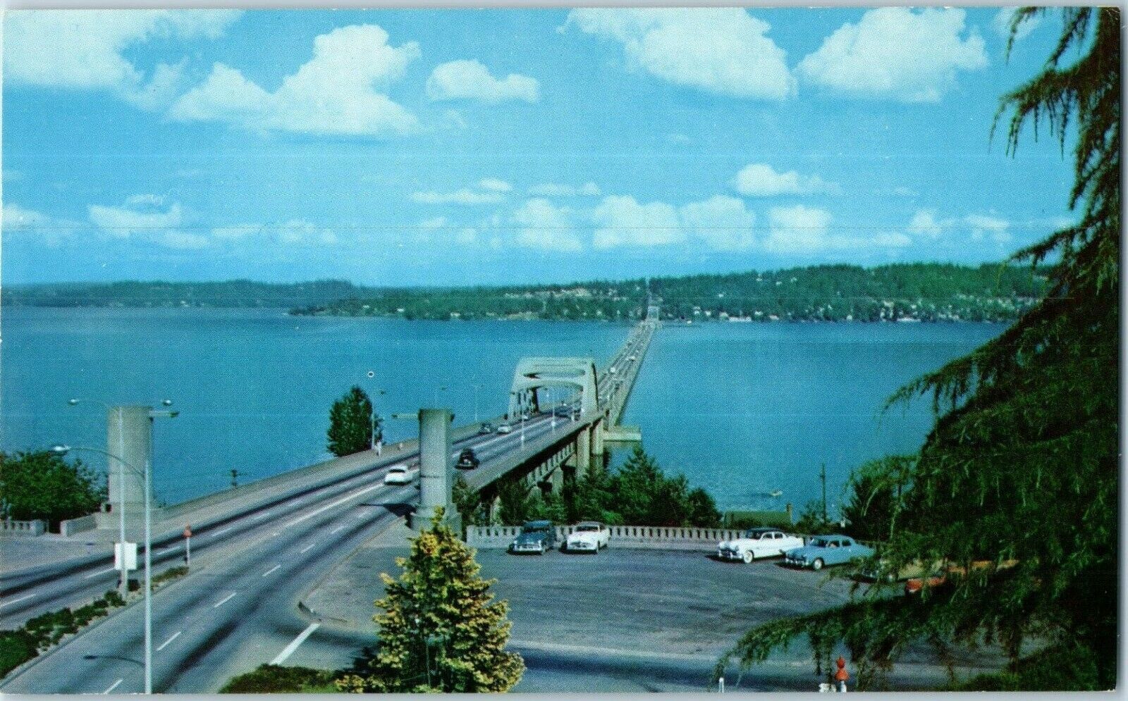Lake Washington Floating Bridge World's Longest Pontoon Bridge Seattle ...