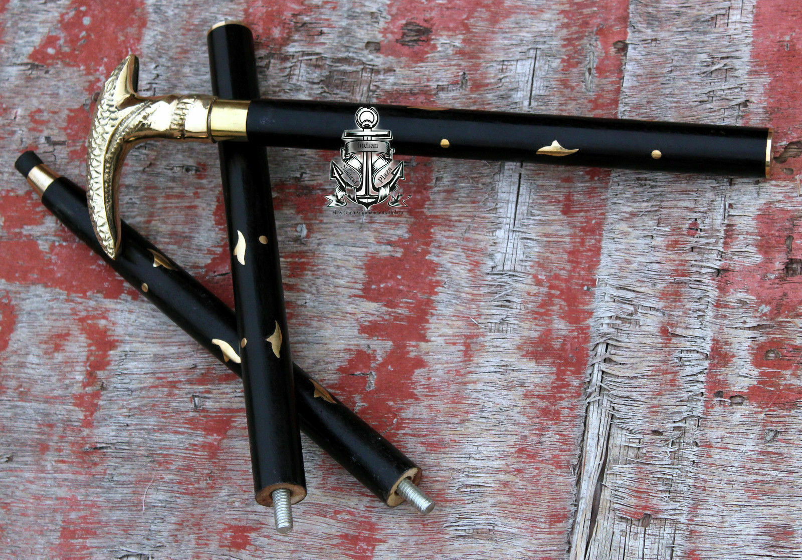 Solid Brass Snake Head Walking Stick Designer Cane Walking Stick ...