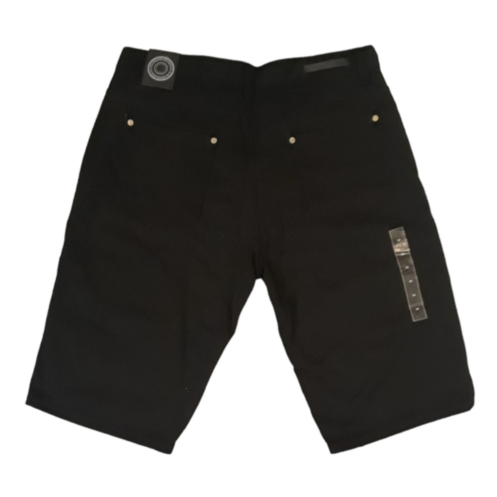 Maxi Milian New York Men's Black Front Zipper 5 Pocket Luxury Shorts ...