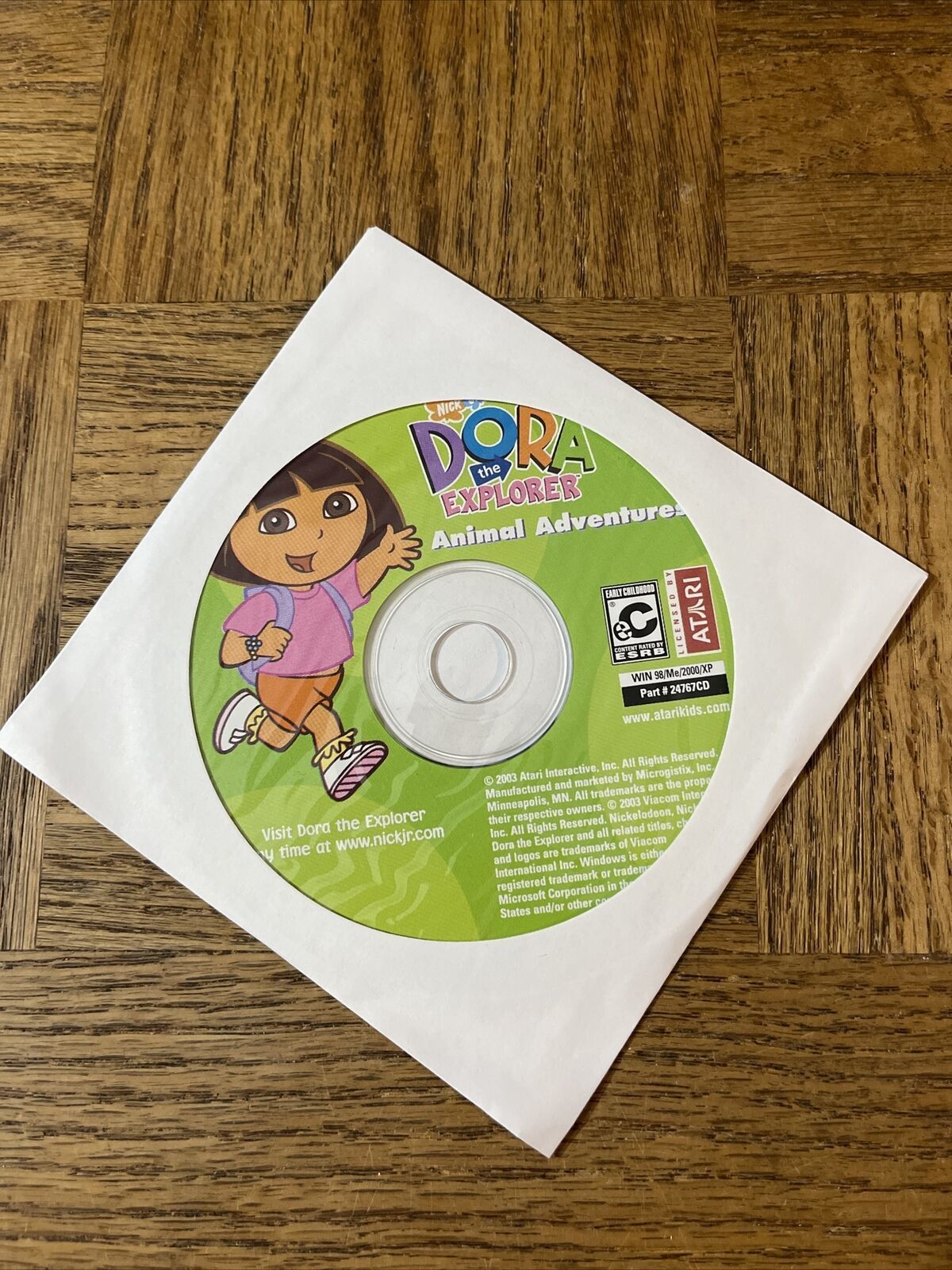Dora The Explorer Animal Adventures PC CD Rom - Video Games