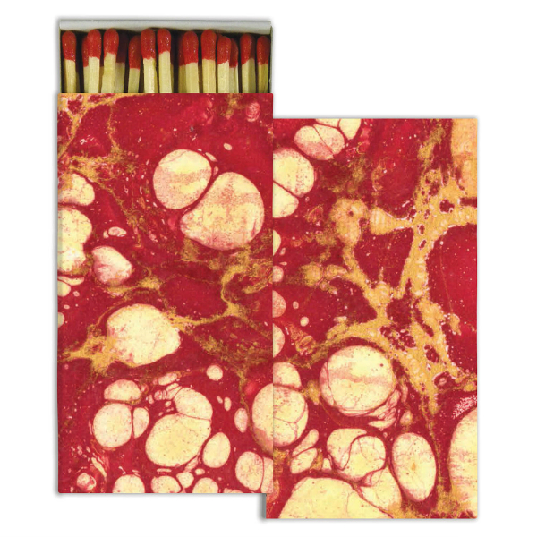 HomArt Large Decorative Marbleized Paper - Red Matches - Other Home ...