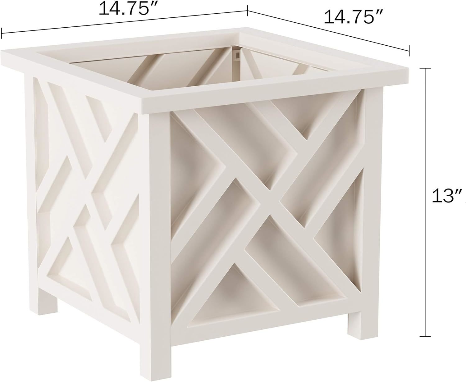 Pure Garden'S Planter Box - Sq.Are Lattice and 50 similar items